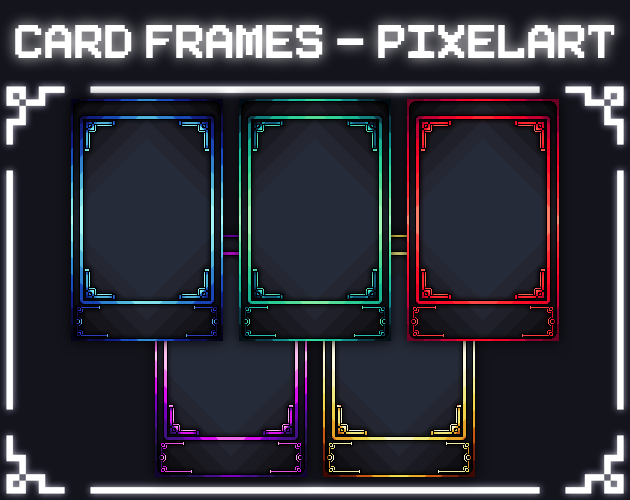 Card Frames - Pixelart by Markus Darius