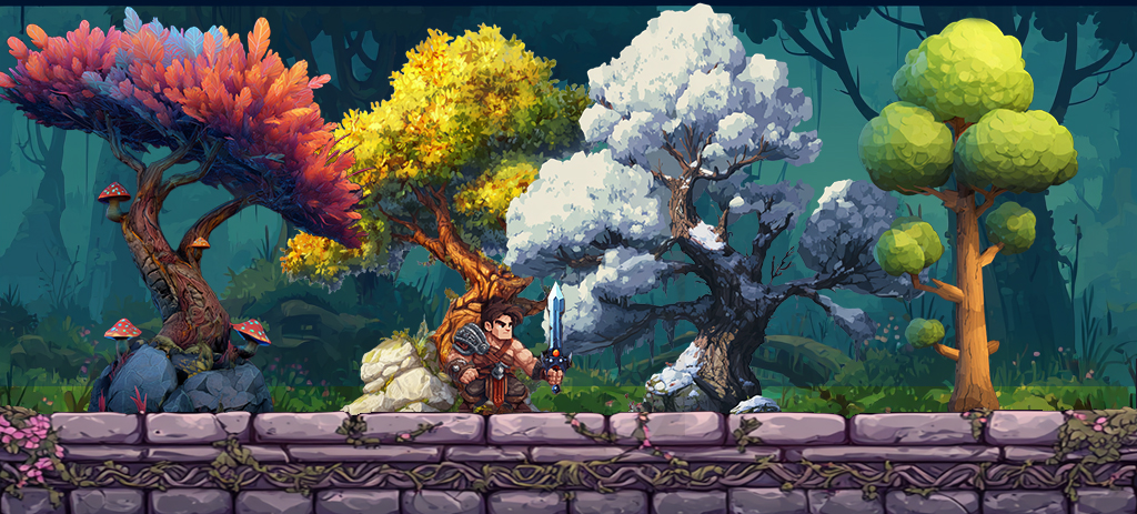 FREE 2D Tree Asset Pack by Sheddy