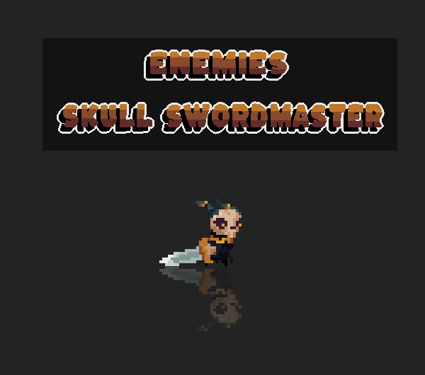 Enemies - Skull Swordmaster by Dead Pixels