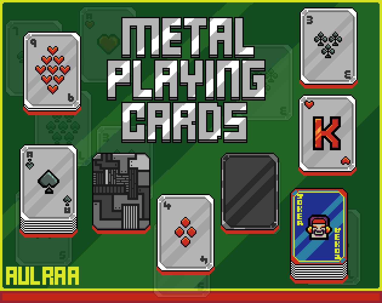 Metal/steel playing cards by NessRal Games