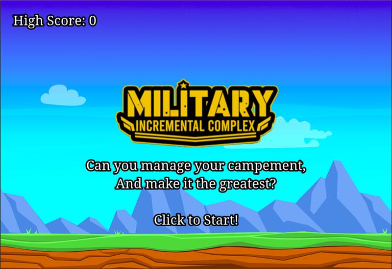 Rate Military incremental game by Anexoms for Mini Gim #6 : 🗺️💰🎲💥 - itch.io