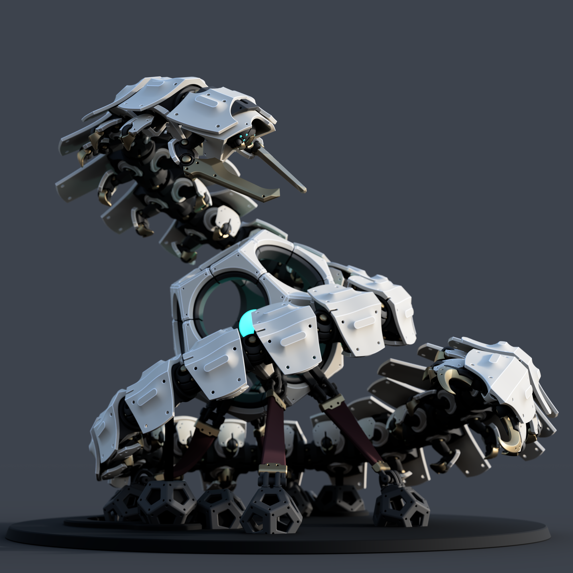 Myriacor [MYR] Leviathan Class Construct by PiperMakes