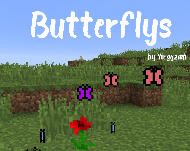 Butterflys [Minecraft Datapack Jam 2] by Yirggzmb