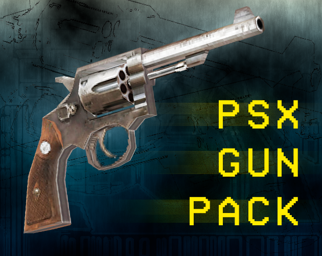 PSX gun pack - retro style assets by CodeCola
