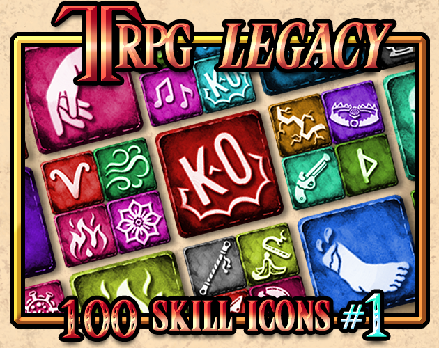 TTrpg Legacy - Skill Icons #1 by Ddant1100