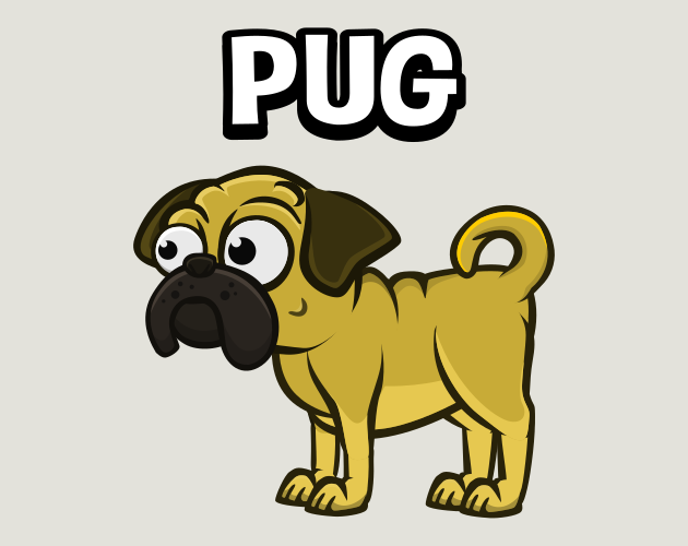 Pug by Robert Brooks - gamedeveloperstudio.com