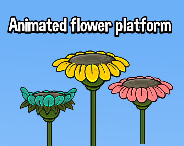 Flower platform by Robert Brooks - gamedeveloperstudio.com