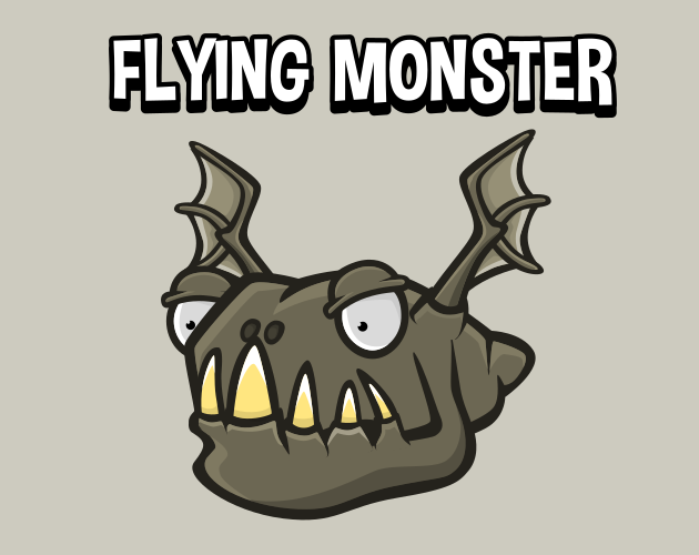 Flying monster by Robert Brooks