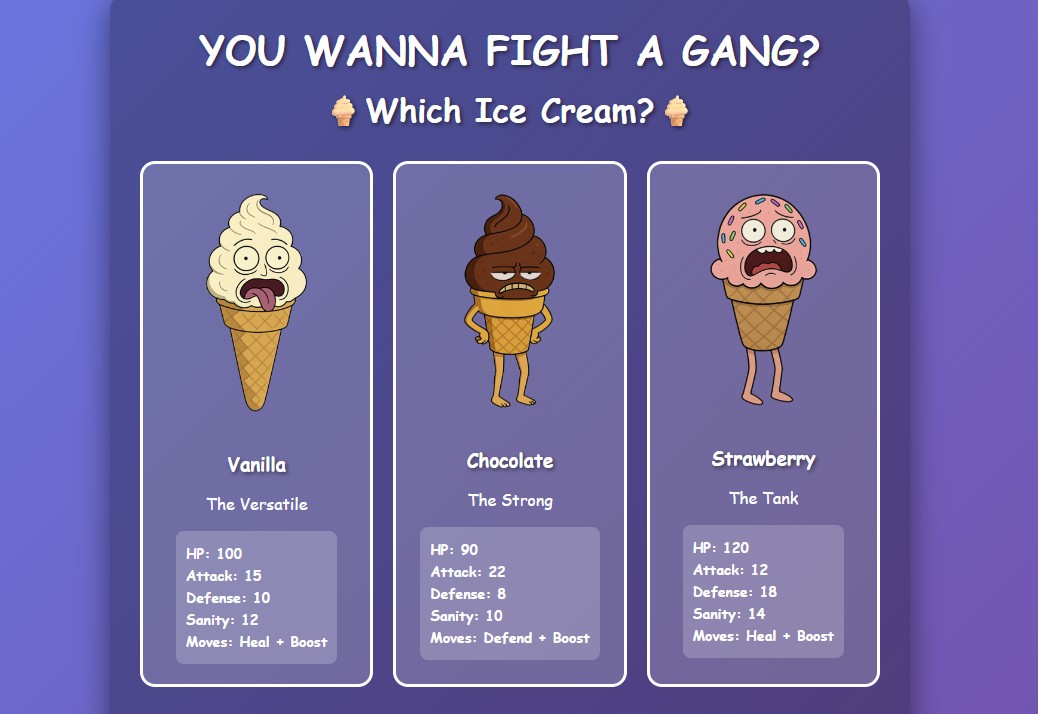 Ice Cream Fighter by Weird Demon Games for Mini Jame Gam #44 - itch.io
