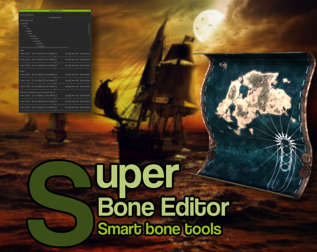 Super Bone Editor 1.7 Update - Super Bone Editor (iClone7 Plugin) by The any Key