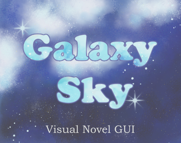 Galaxy Sky - Visual Novel GUI by ThayBrownie