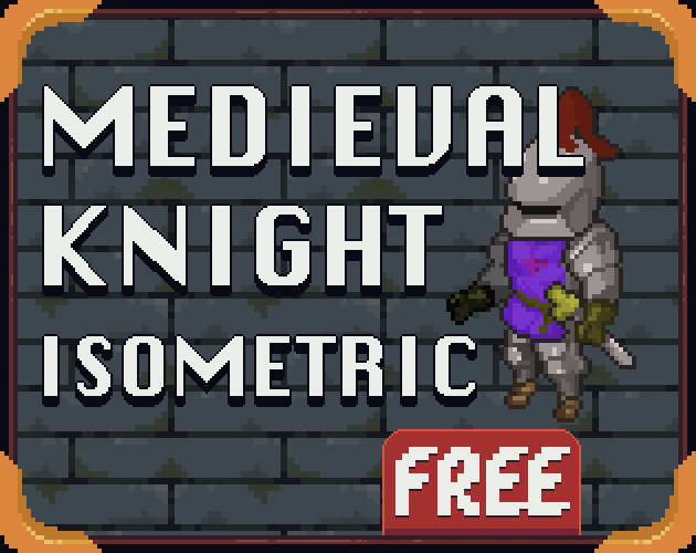 Updated description - Animated Pixel art Medieval Knight Isometric by ...