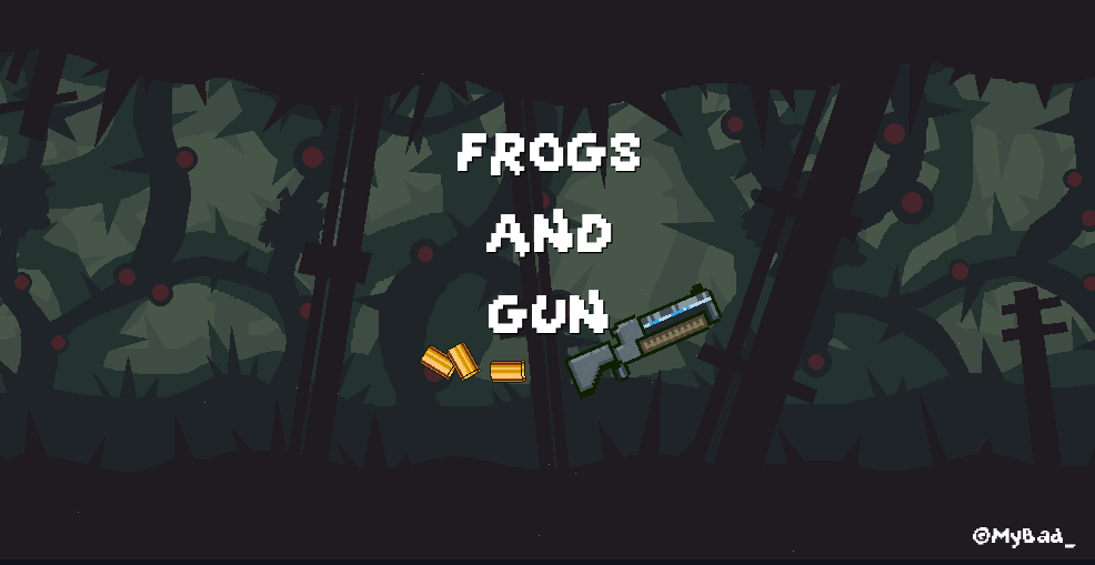 Frogs and Gun by MyBad_