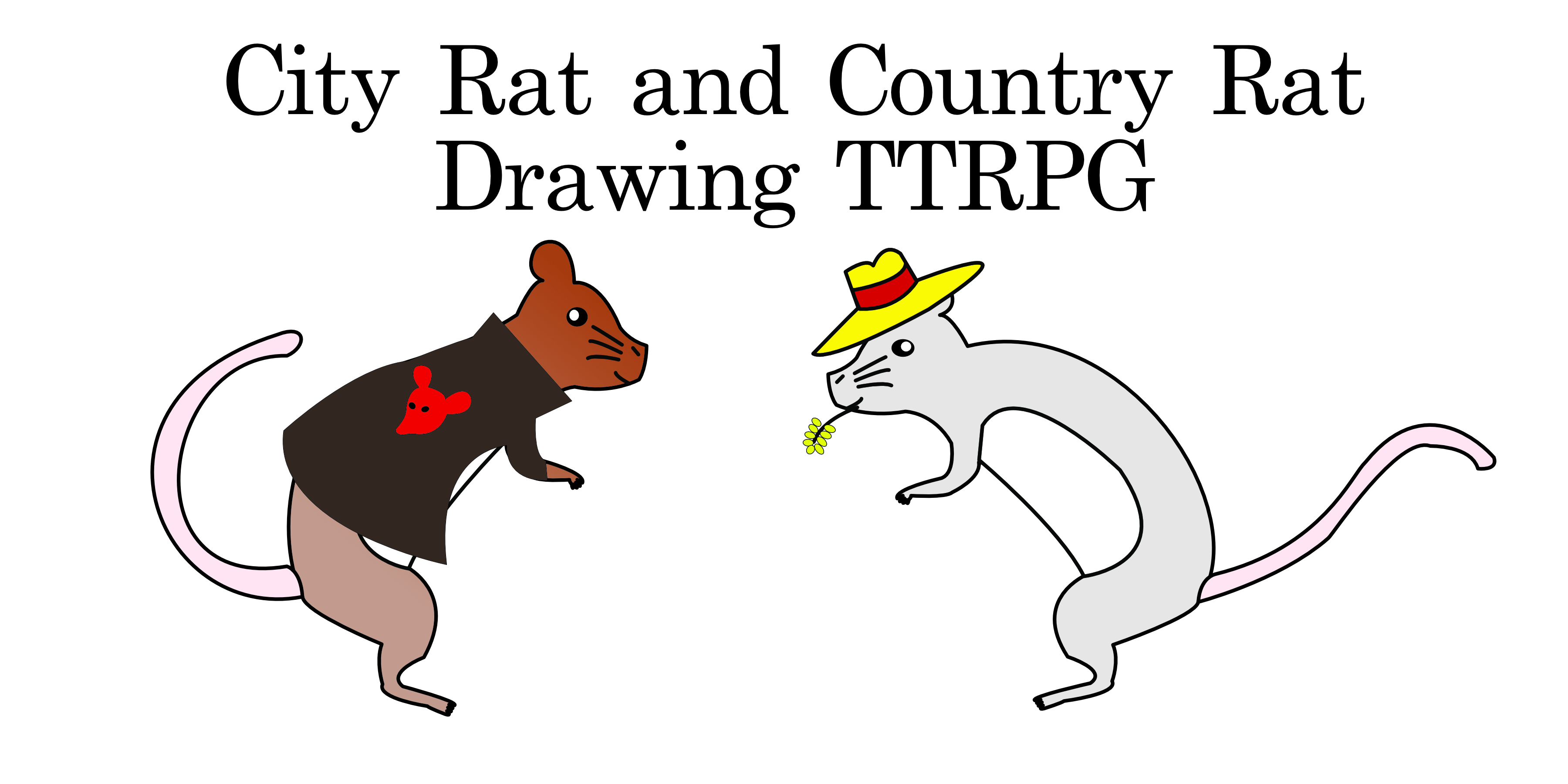 Devlog - City Rat and Country Rat Drawing TTRPG by dee1195