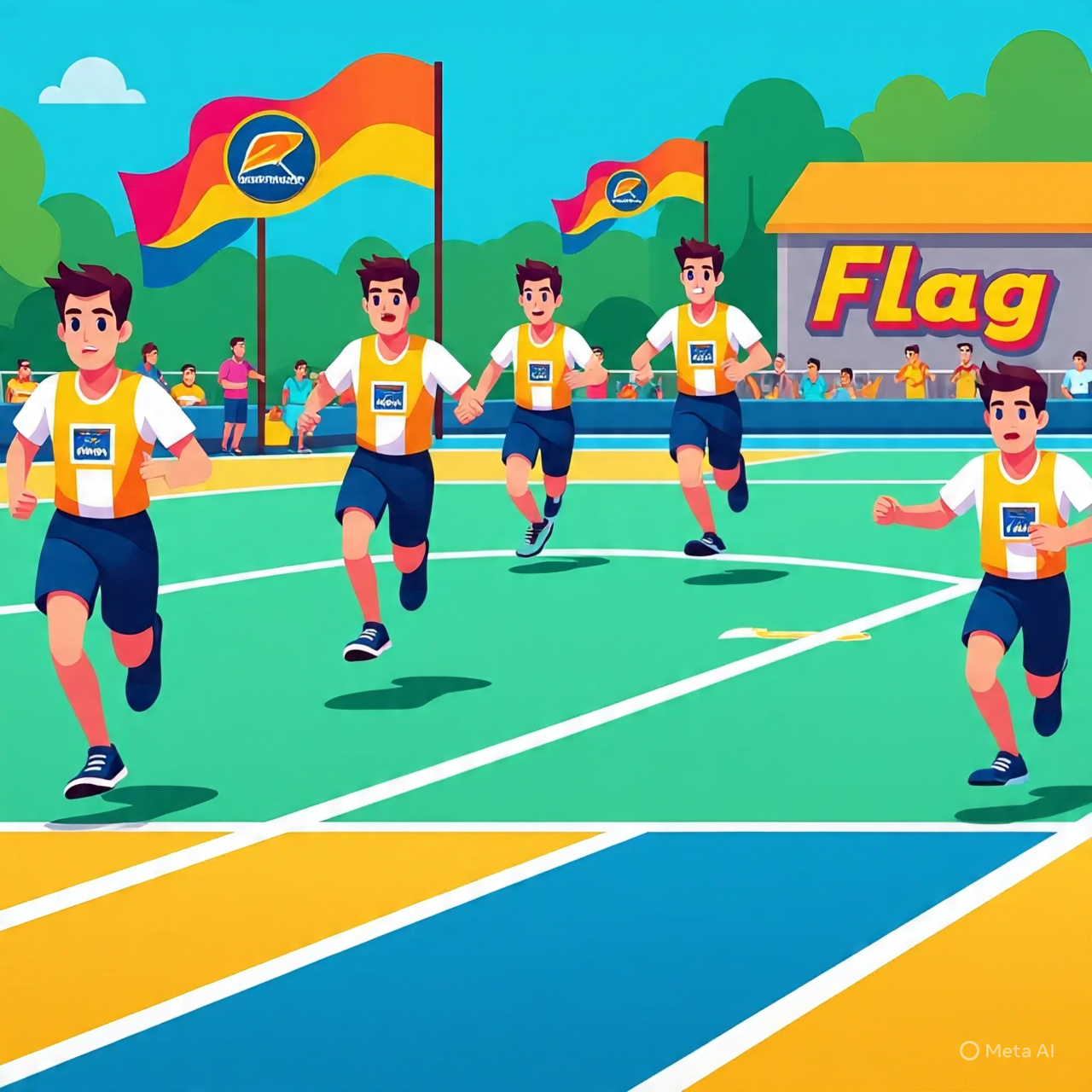 Flag Runner by Sumit Rawat