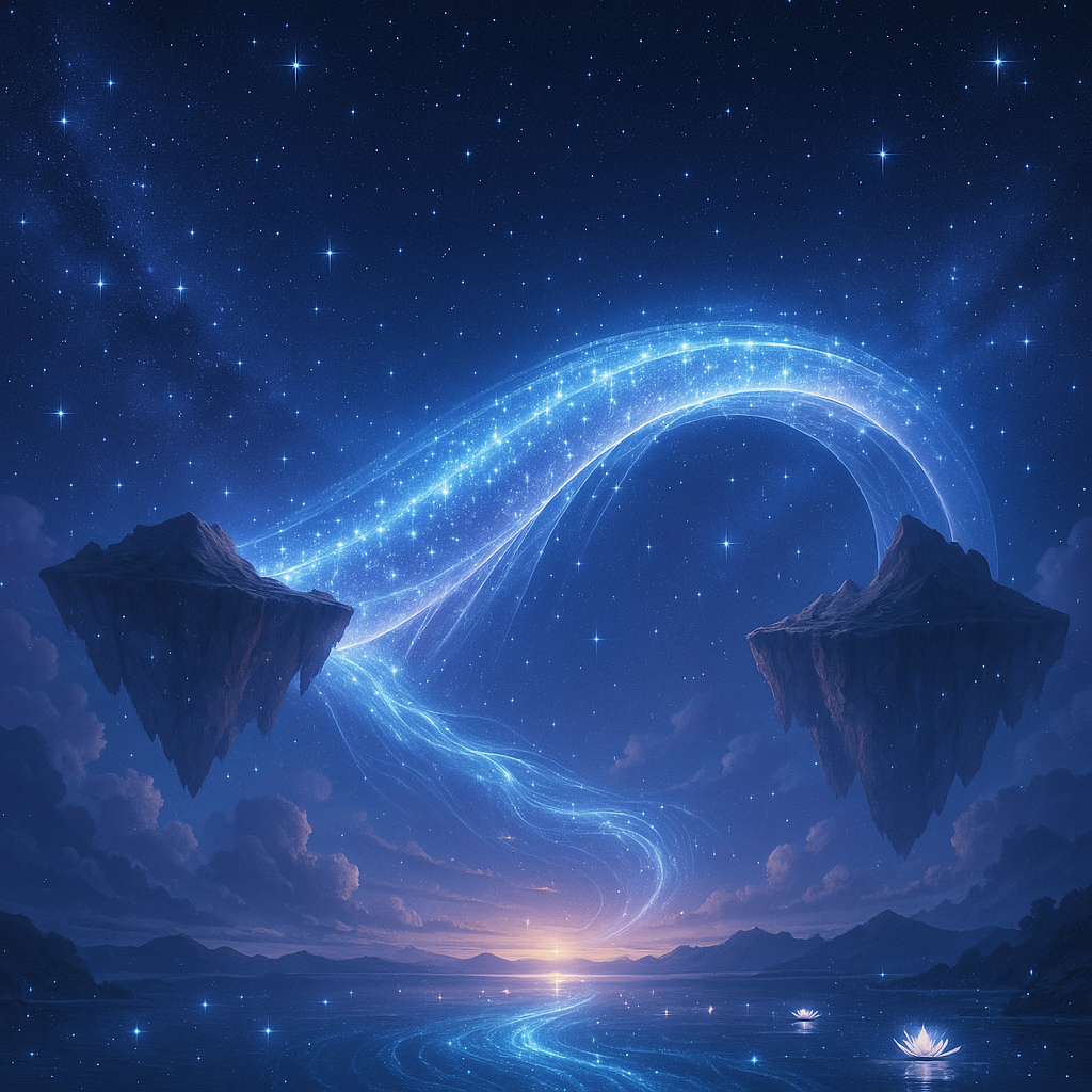 Celestial Bridge of Light by Mustafa's 4K Art Vault