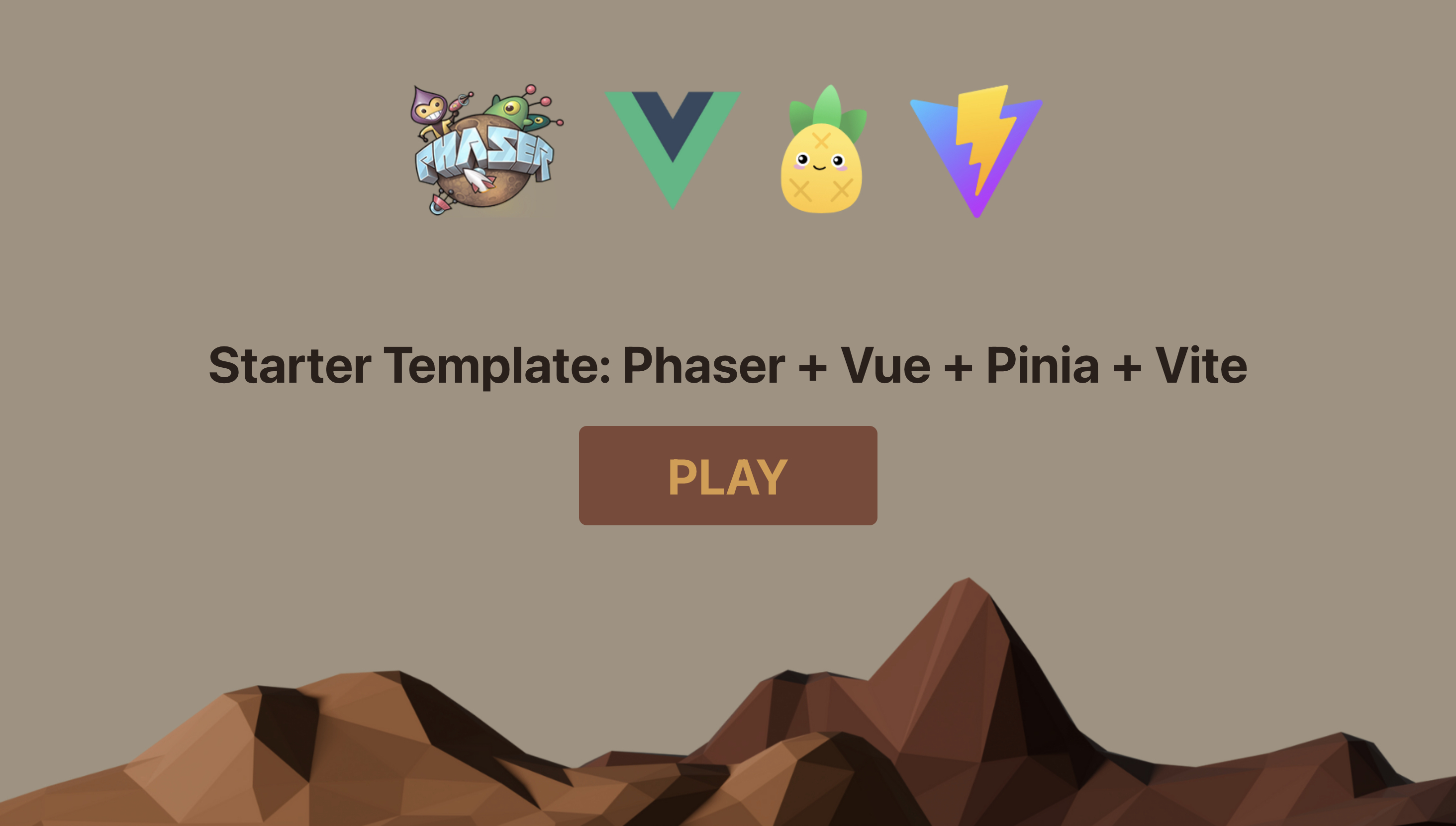 Vue Phaser Start Template by alpinweb