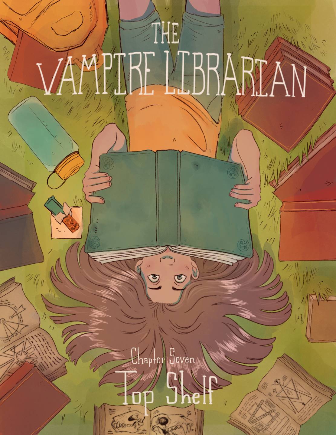 The Vampire Librarian by Monsters-For-Sale