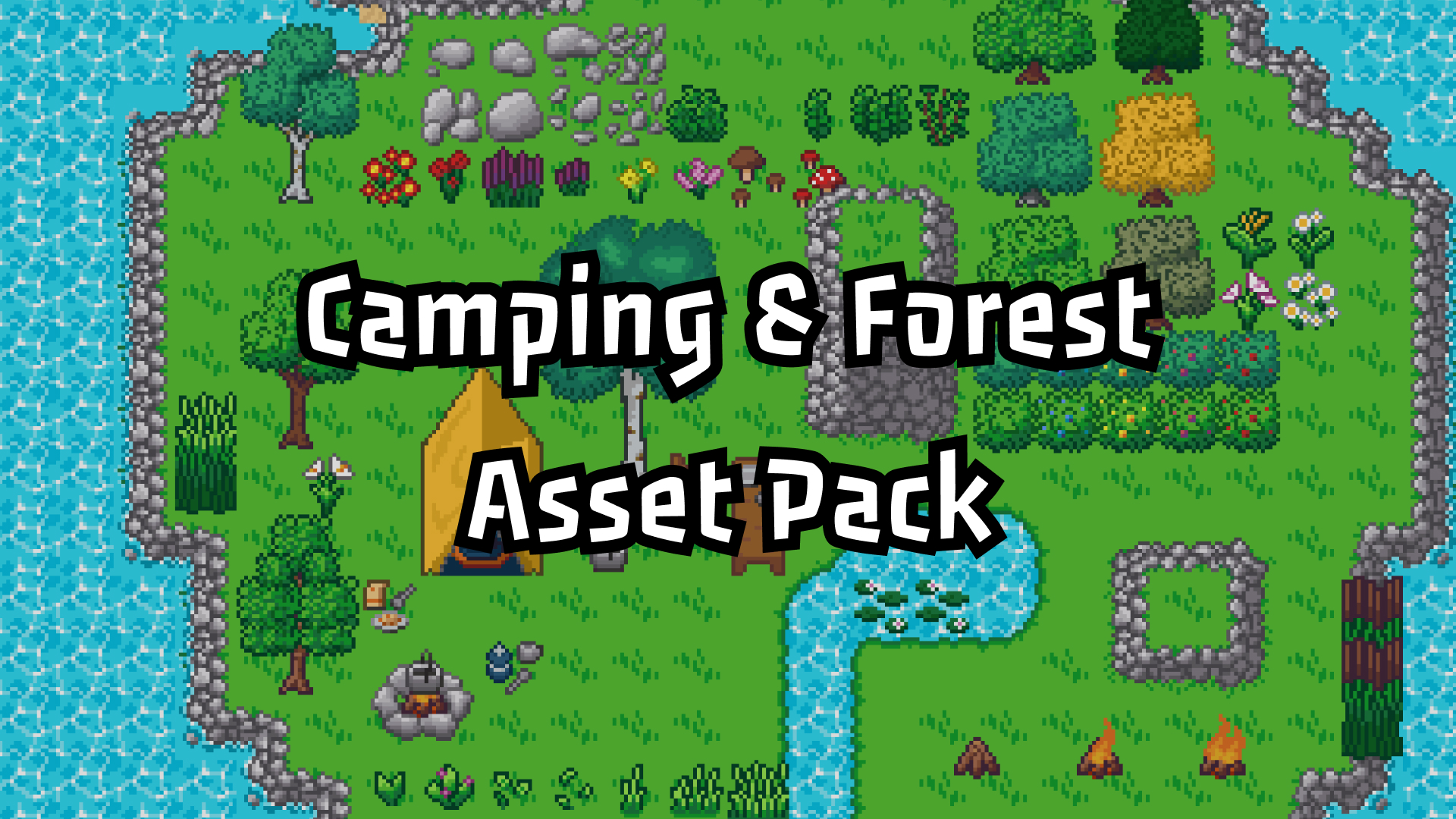 Camping Forest Tileset Pack by L0rYz0n