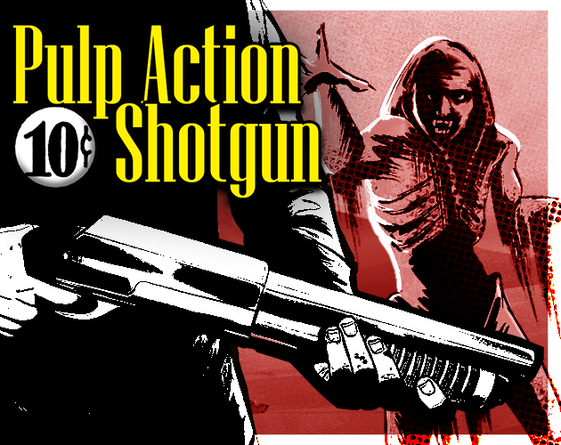 Pulp Action Shotgun - Arena by Tom Cuthbertson
