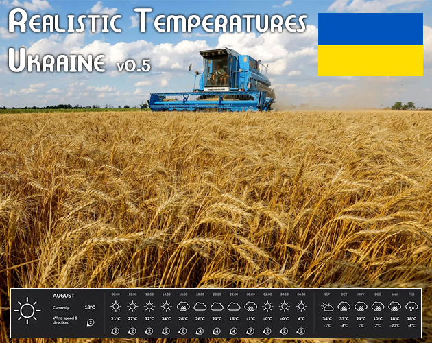 Realistic Temperatures - Ukraine by GFSMods