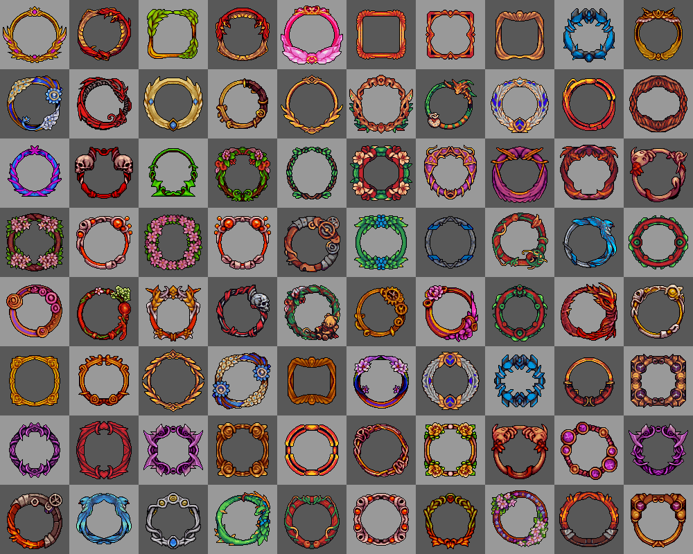 Pixel Avatar Frame All by BDragon1727