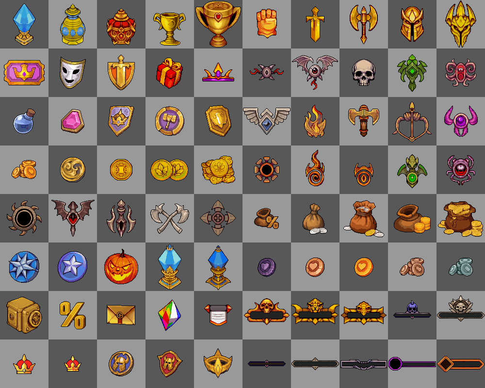 Pixel UI Icon All by BDragon1727