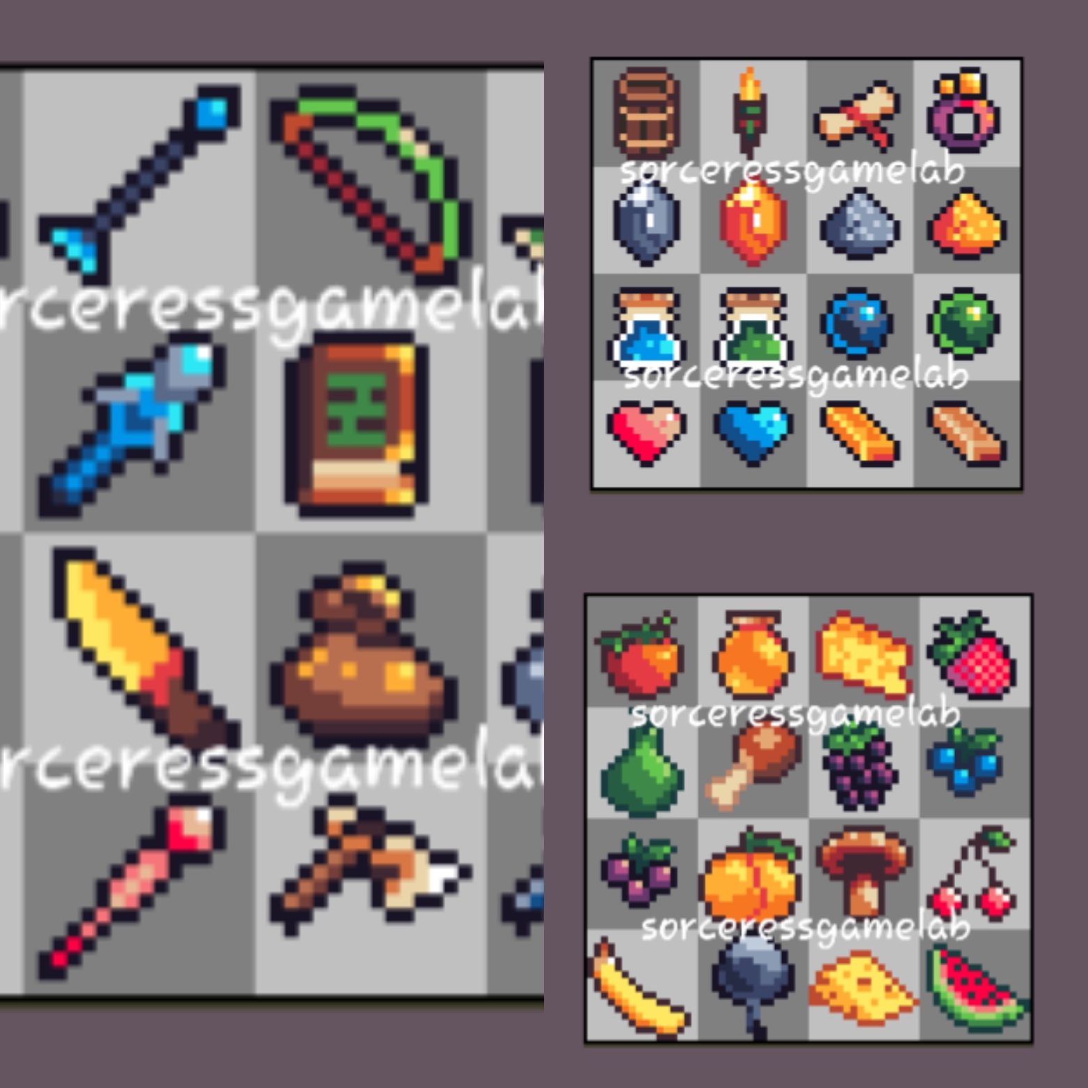 Roguelike Sprites(Extended version) by SorceressGameLab