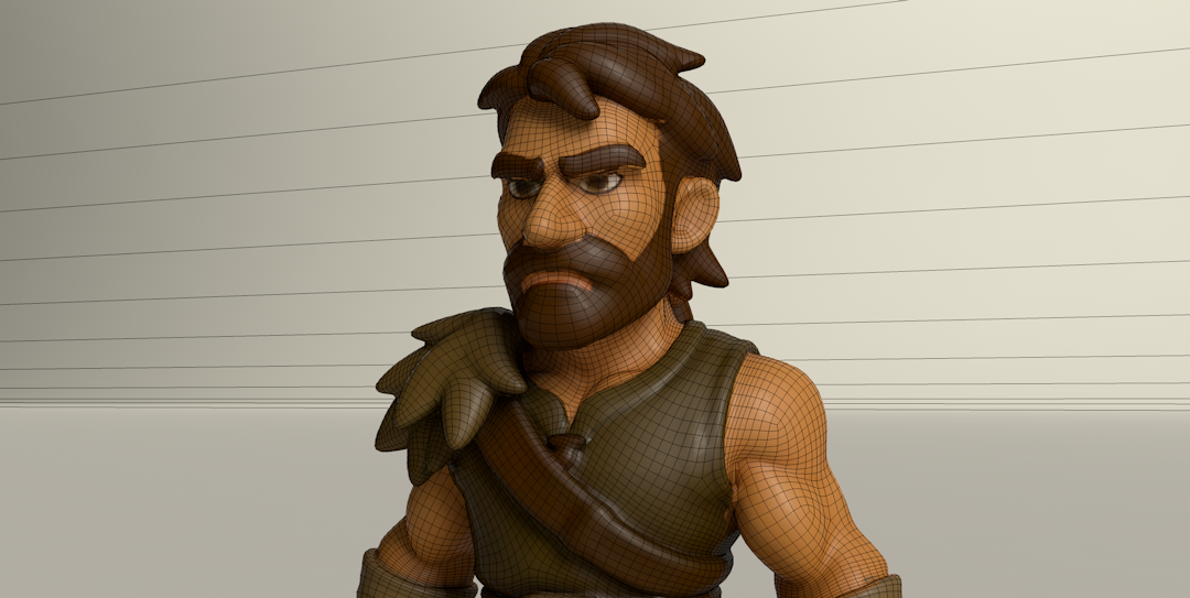 Stylized Game Ready Human Character Rigged named Ablo by Stratashi