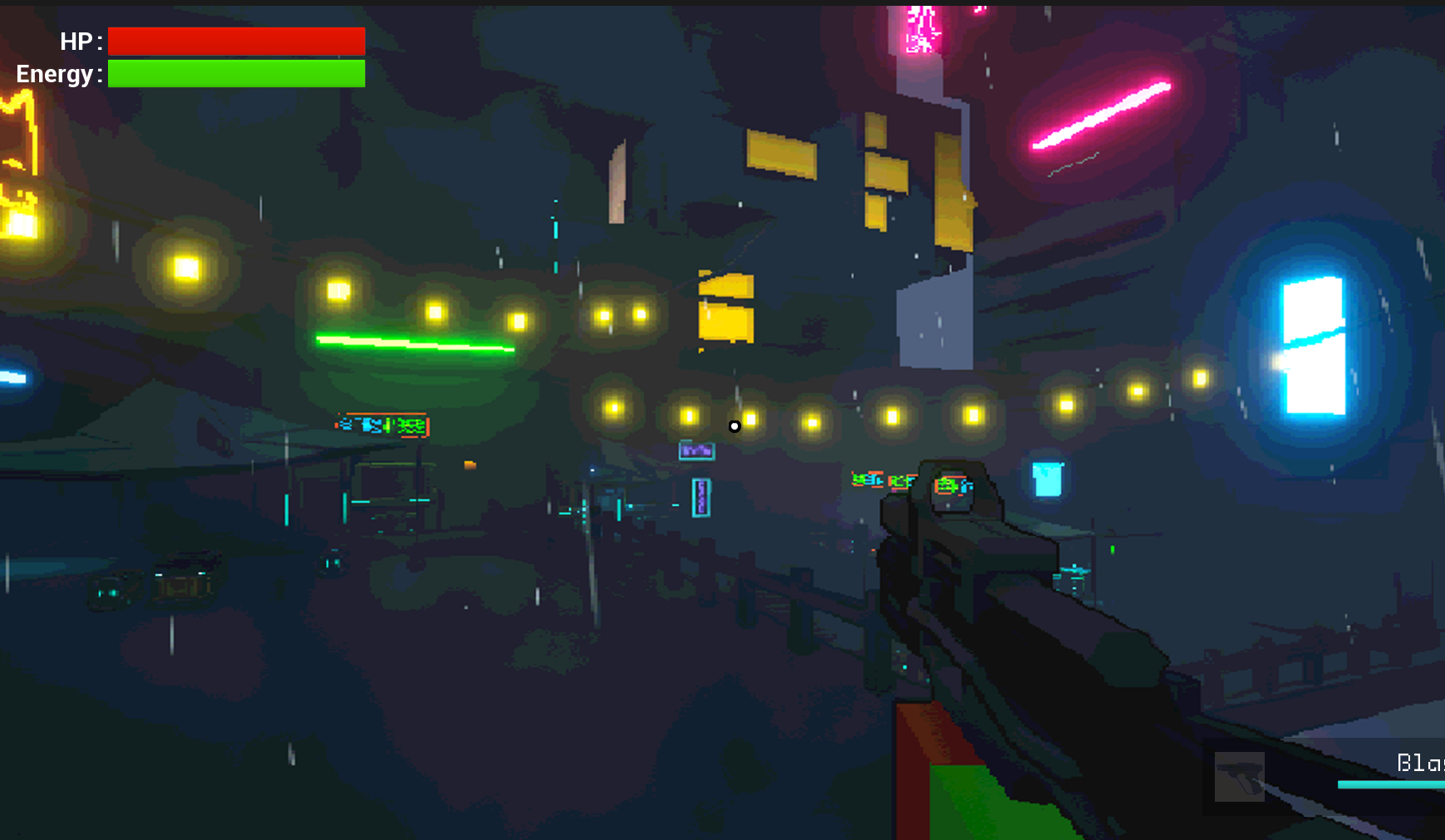 CyberPunk FPS Prototype by Sleep Fight Games