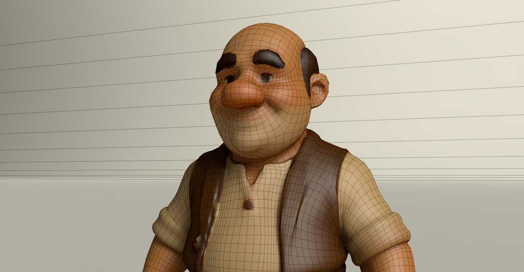 Stylized Game Ready Human Character Rigged named brandon by Stratashi