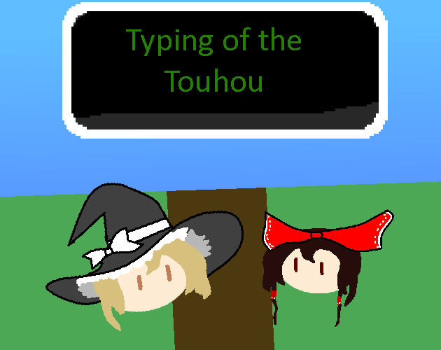 Typing of the Touhou (postjam update) by Mussclik