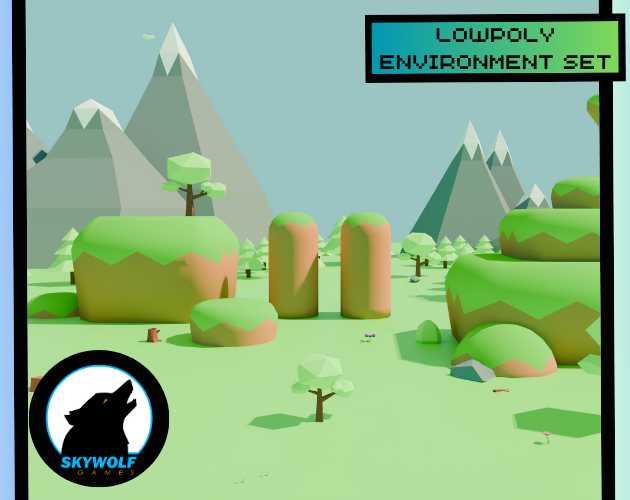 Low Poly Environment Set Showcase Trailer - Low Poly Environment Set by SkywolfGameStudios