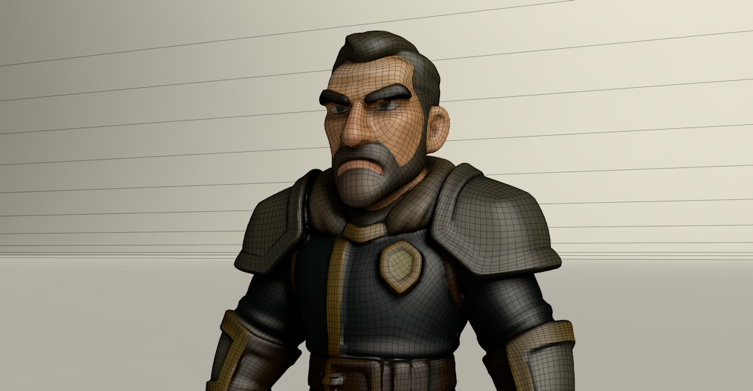 Stylized Game Ready Human Character Rigged named dero by Stratashi