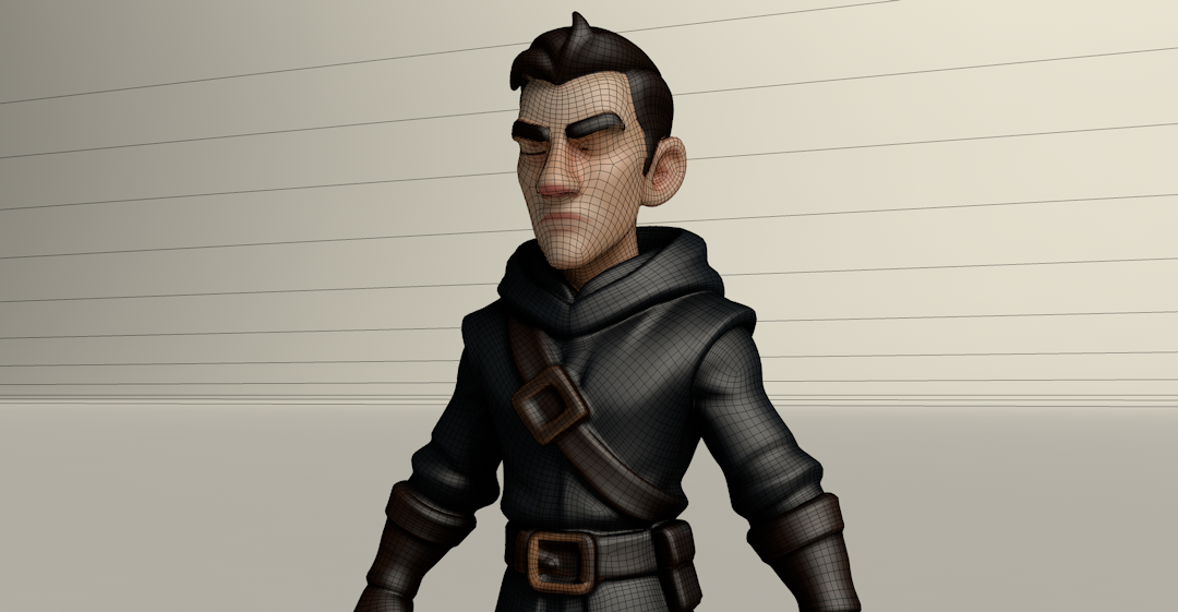 Stylized Game Ready Human Character Rigged named ima by Stratashi