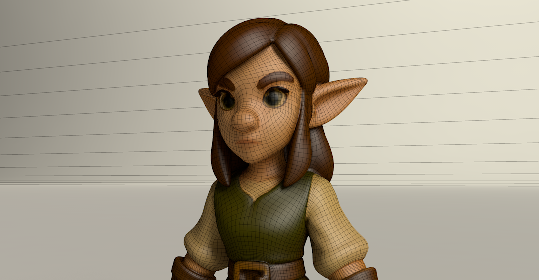 Stylized Game Ready Human Character Rigged named lo by Stratashi