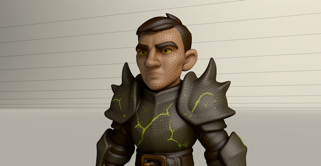 Stylized Game Ready Human Character Rigged named mislo by Stratashi