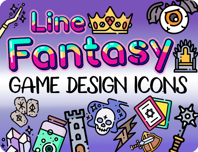 Fantasy Icon Asset Pack by innerchildstudio