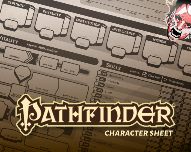 Pathfinder 1e Revamped Character Sheet by fluctuating
