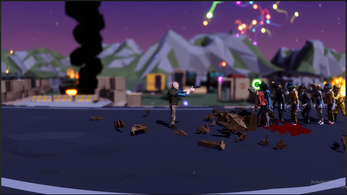 Side Scroller Zombie Shooter by maazalikhan242