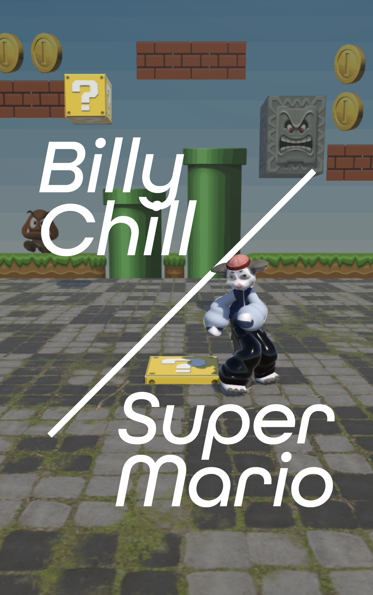 Billy Chill X Super Mario by designedby.meri