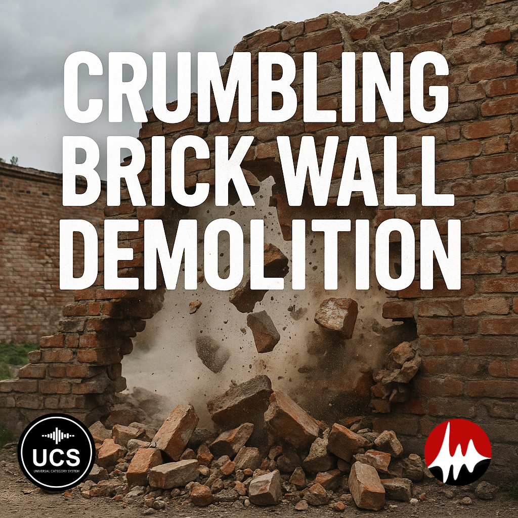 Crumbling Brick Wall Demolition by AsakSFX