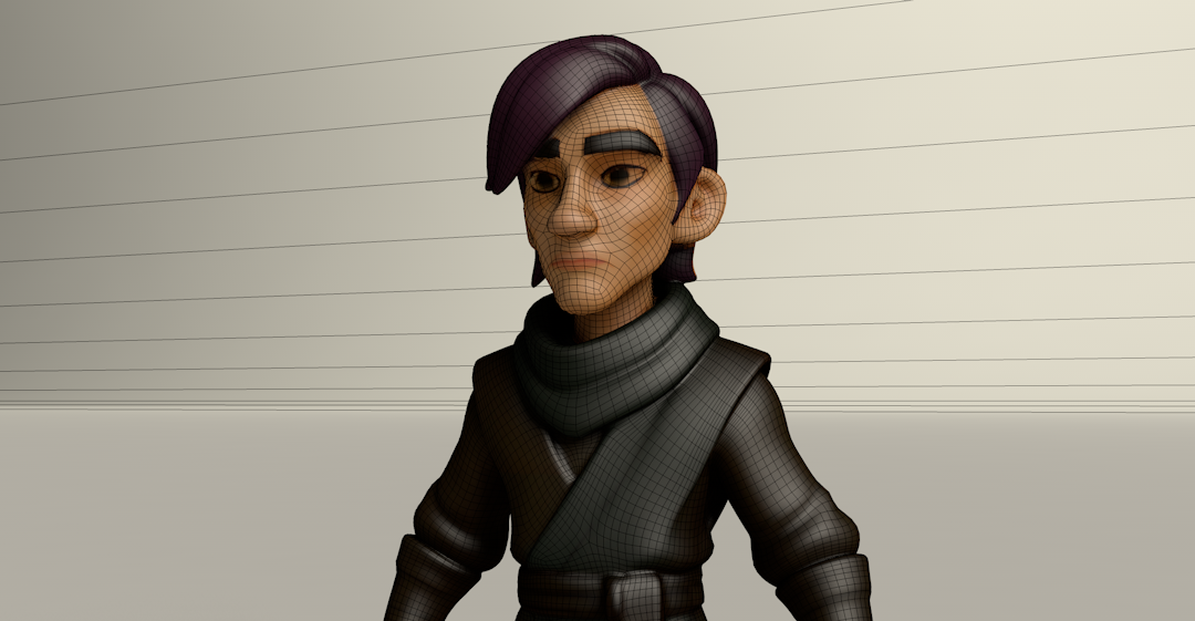 Stylized Game Ready Human Character Rigged named nires by Stratashi