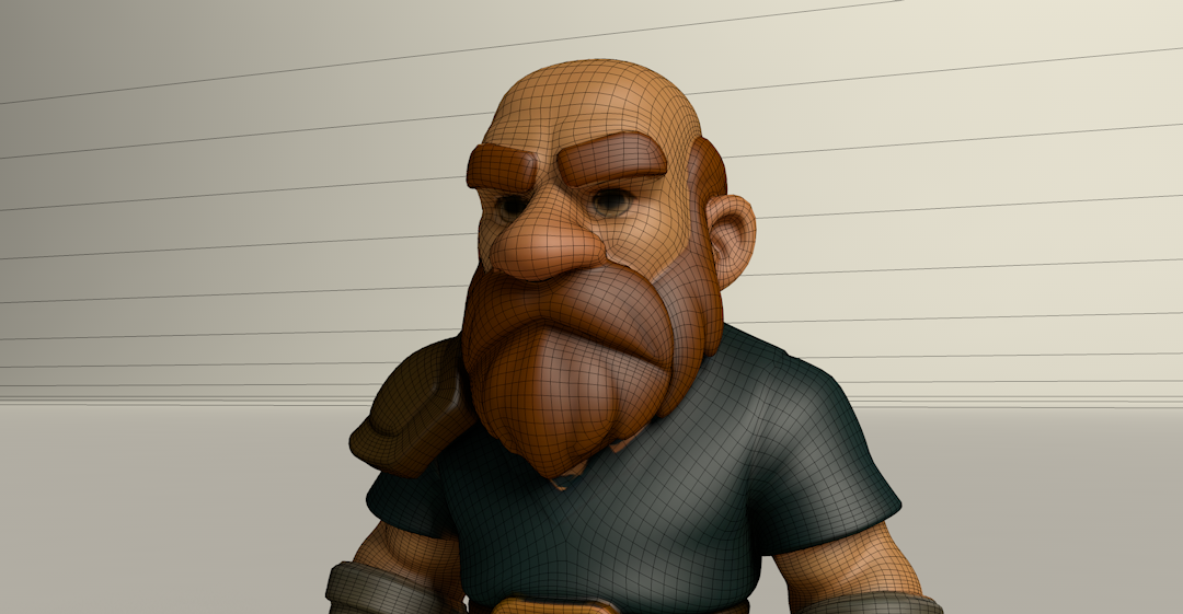 Stylized Game Ready Human Character Rigged named opa by Stratashi