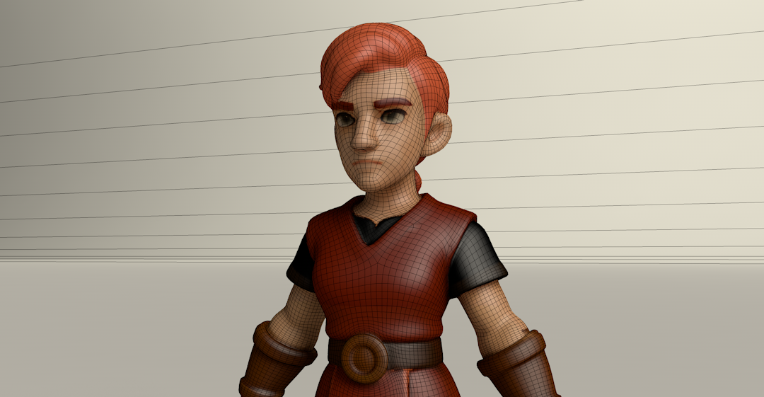 Stylized Game Ready Human Character Rigged named tomari by Stratashi