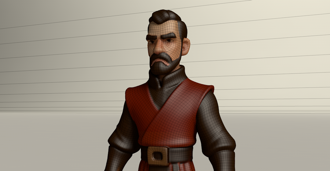 Stylized Game Ready Human Character Rigged named via by Stratashi