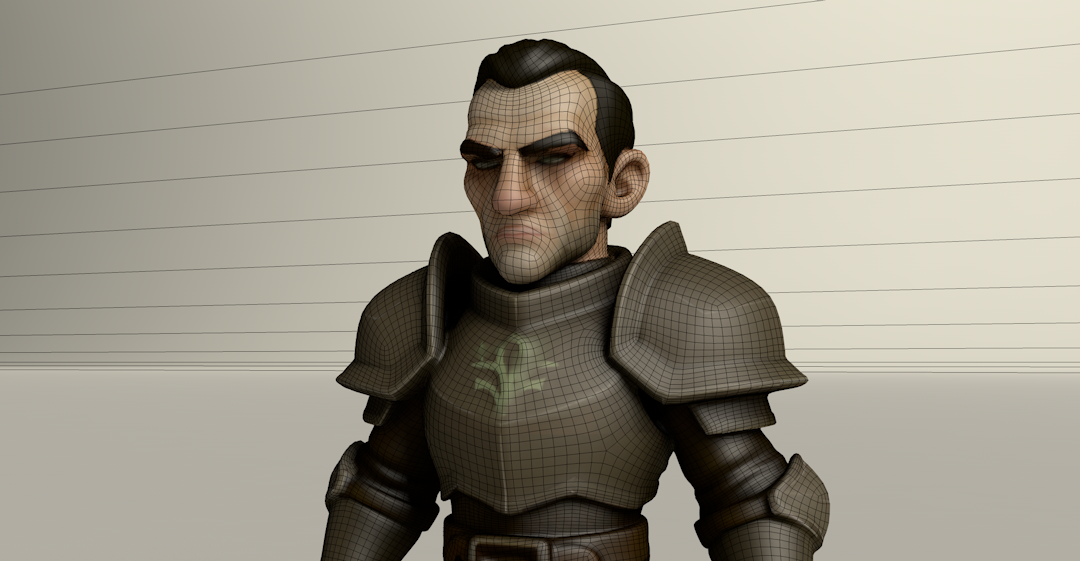 Stylized Game Ready Human Character Rigged named wimor by Stratashi
