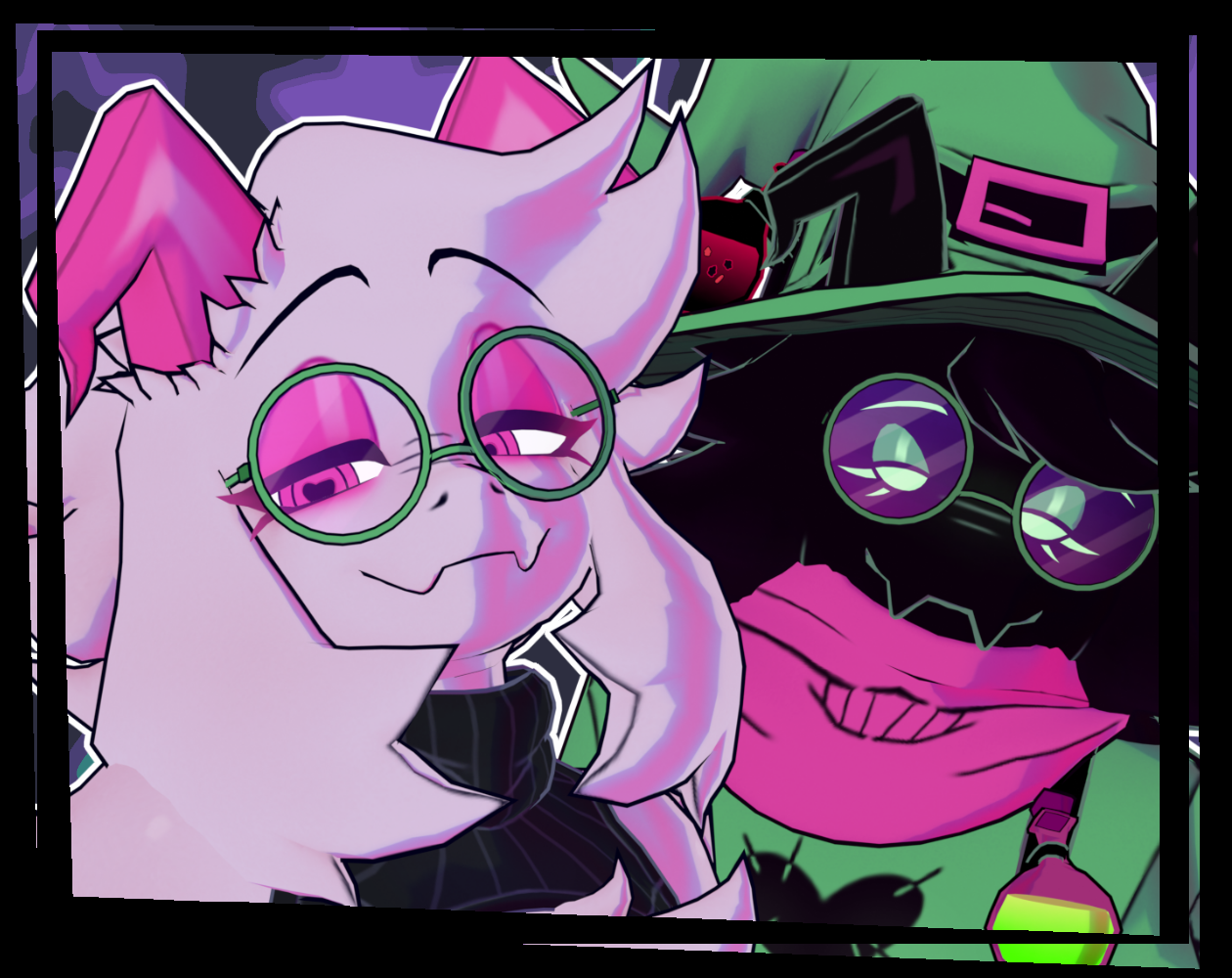 Stylized Ralsei - 3D Models (18+) by CryptiaCurves