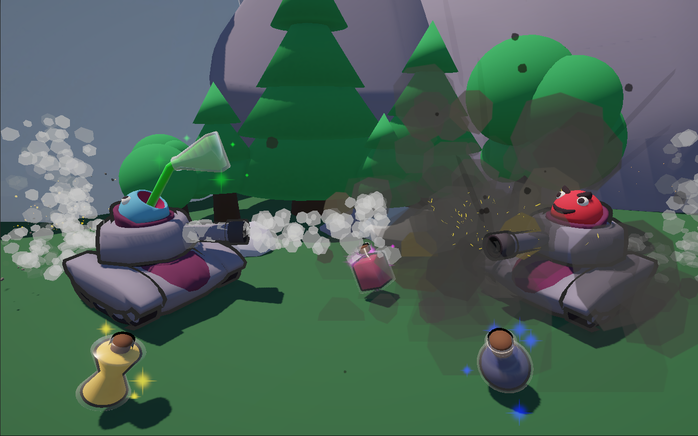 Wizard Tank Fight by Sam Barnett