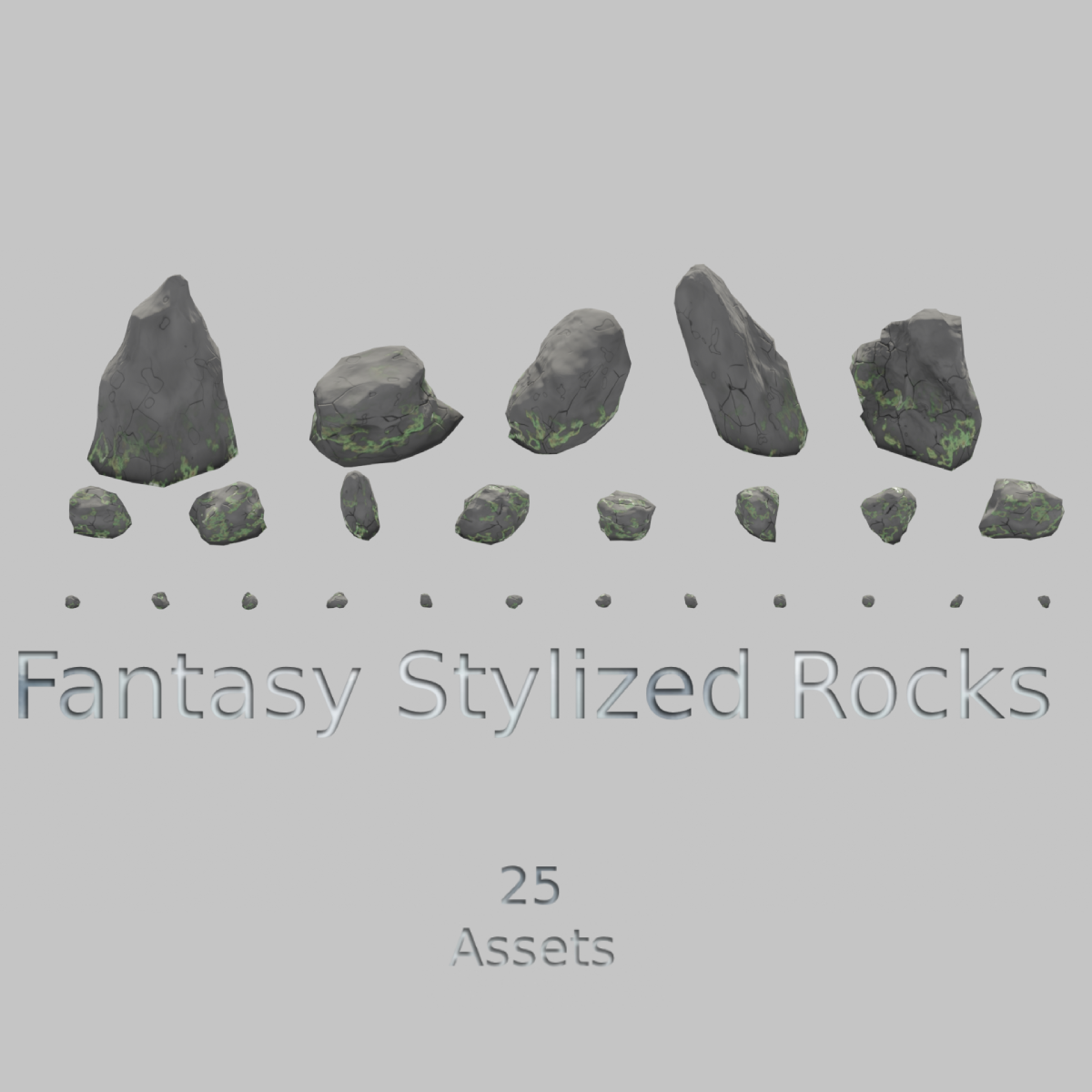 Fantasy Stylized Rock Pack by Unkindead